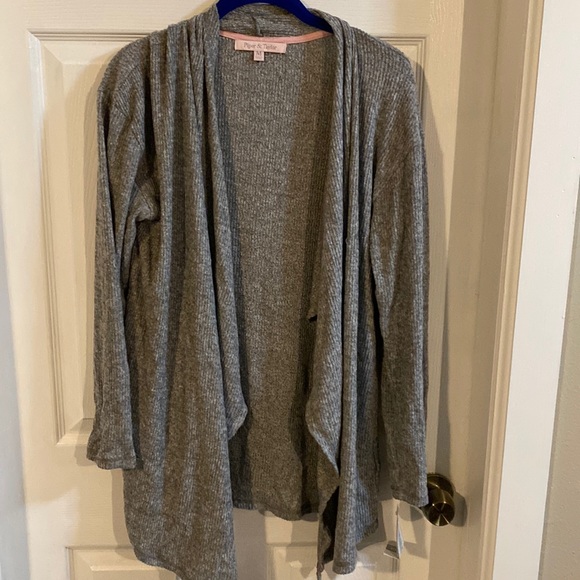 piper & taylor | Sweaters | Piper Taylor Cozy Collection Gray Cardigan ...